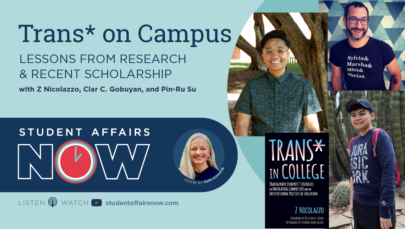 Trans* on Campus: Lessons from Research & Recent Scholarship - Student ...